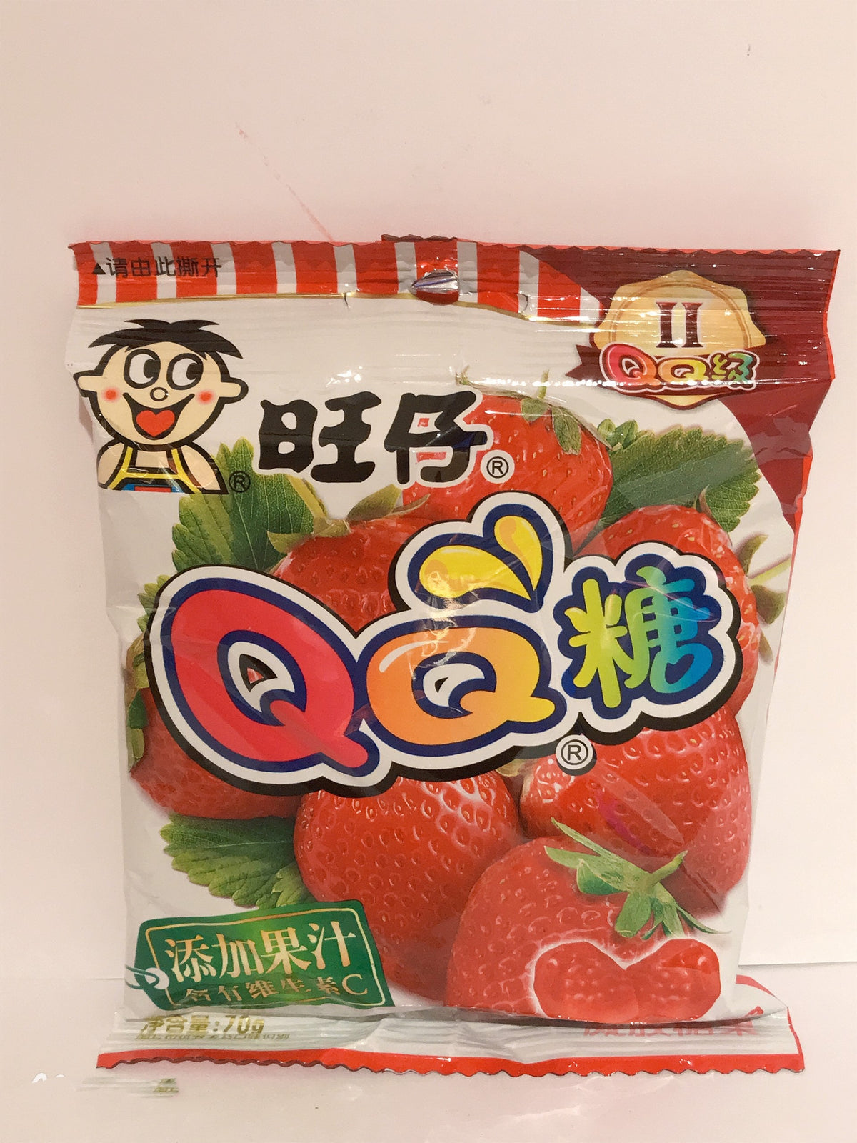 QQ Candy Strawberry Flv 70G | Hello Oriental