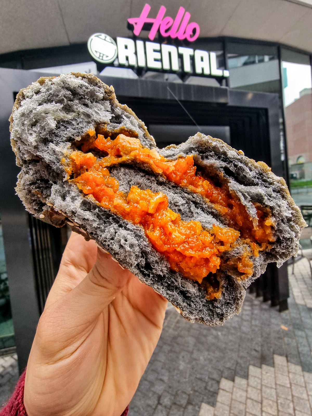 Spicy Korean Chicken Bun | Hello Oriental