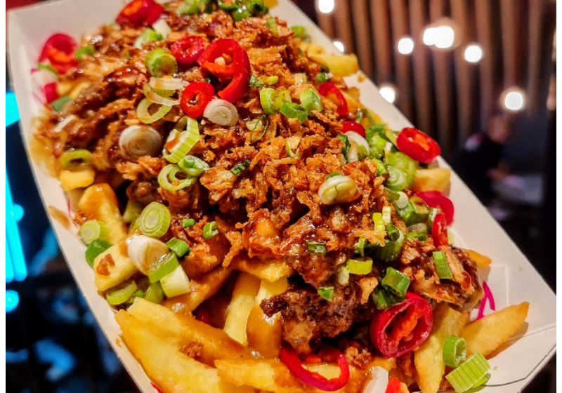 Korean Chicken Loaded Fries Hot | Hello Oriental