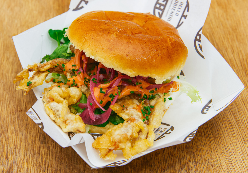 Soft Shell Crab Burger | Hello Oriental