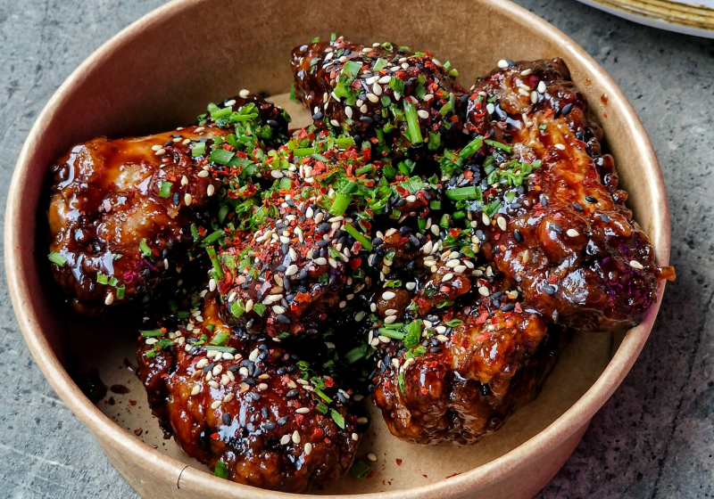Teriyaki and Sesame Glazed Chicken Wings | Hello Oriental