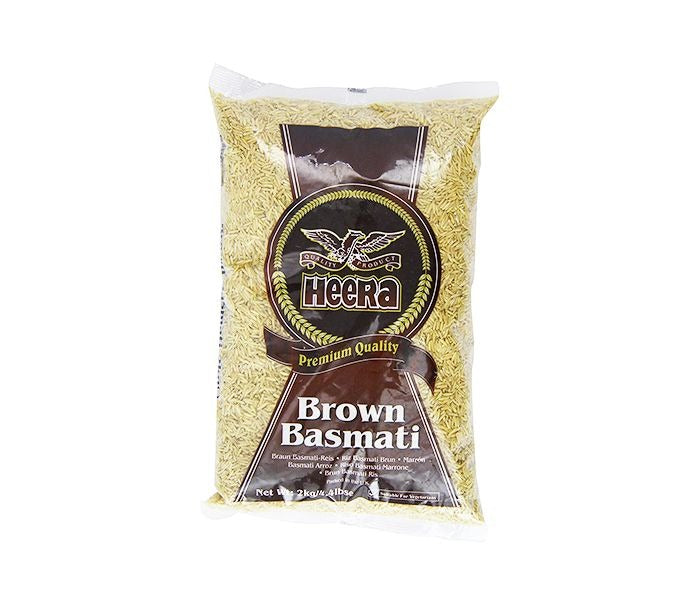 HEERA BROWN BASMATI RICE 2KG | Hello Oriental