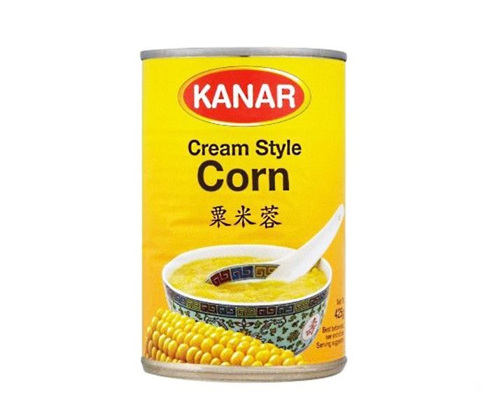 KANAR CREAM STYLE CORN 425G | Hello Oriental