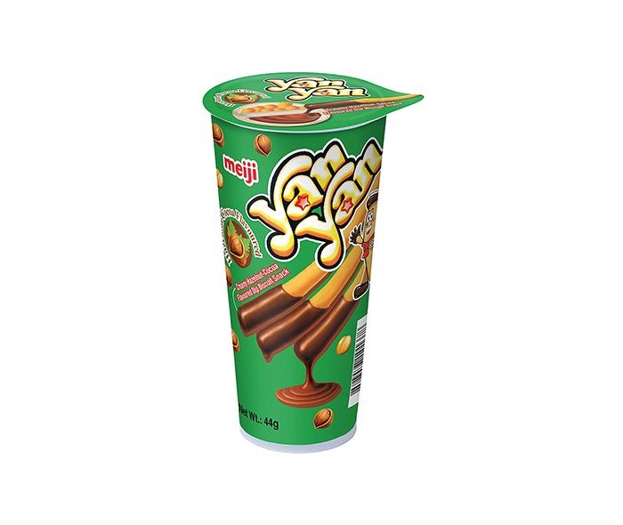 MEIJI YAN YAN CREAM DIP BISCUIT SNACK HAZELNUT CHOCOLATE 44G | Hello ...
