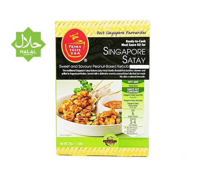 PRIMA TASTE SINGAPORE SATAY SAUCE KIT 275G | Hello Oriental